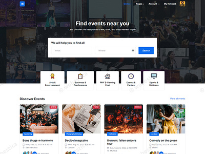Social – Network, Community and Event Theme by Webestica on Dribbble