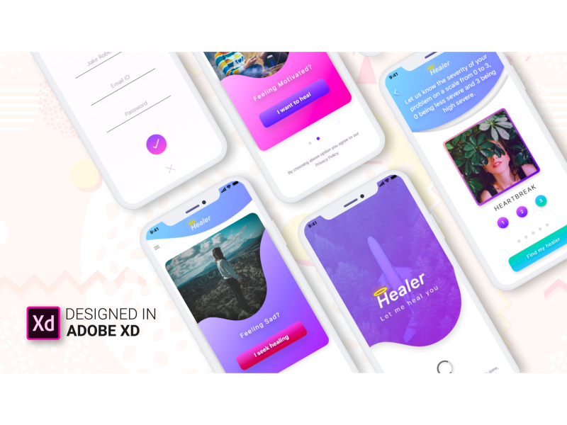 Healer App UI Design by Aashish Kumar ⚡️ on Dribbble