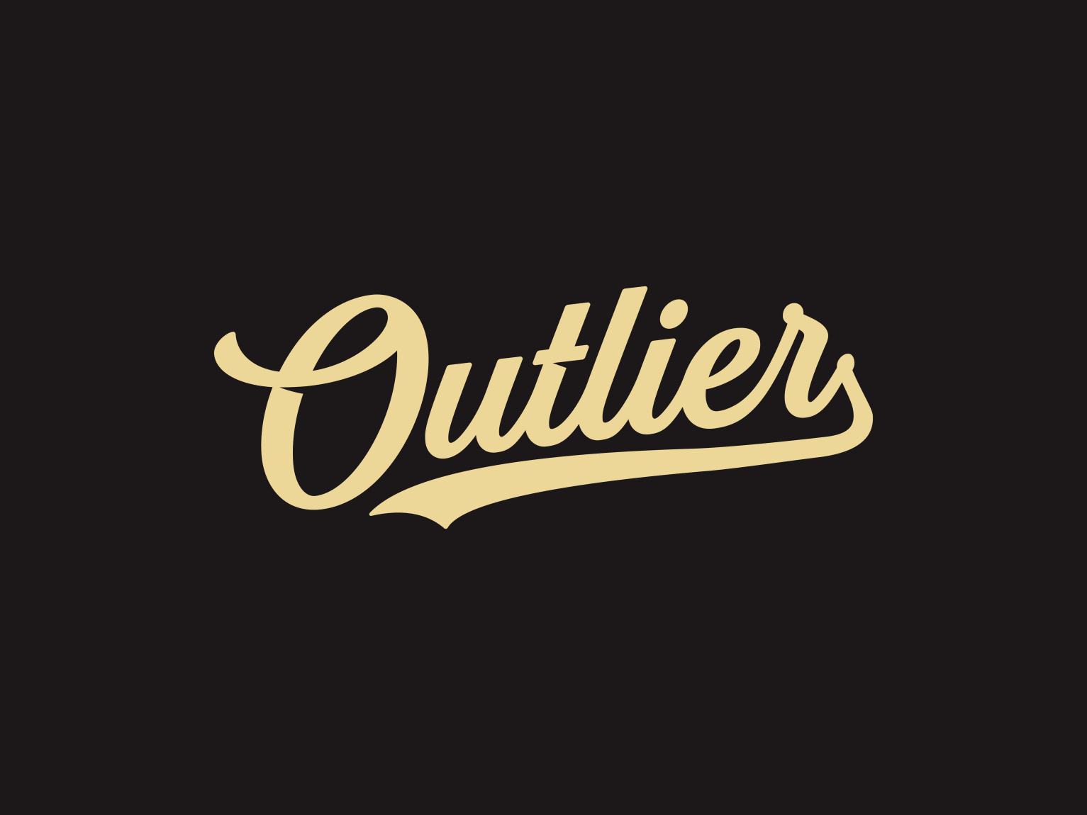 Outlier Wordmark by Nick Stewart on Dribbble