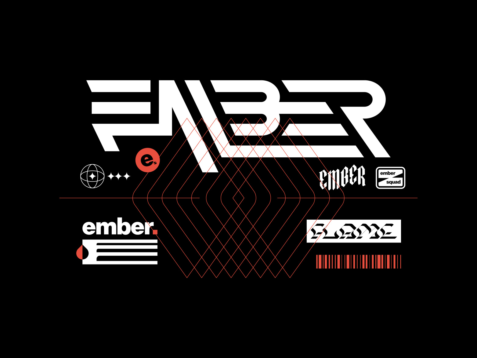 EMBER Wordmark + Extras by Nick Stewart on Dribbble