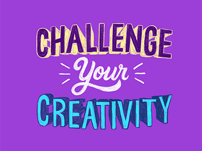 Challenge Your Creativity by Jennifer Greive on Dribbble