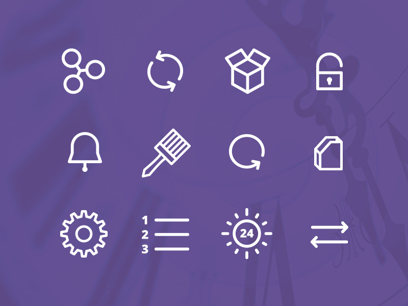 Icons for functions | Optimist Hunter