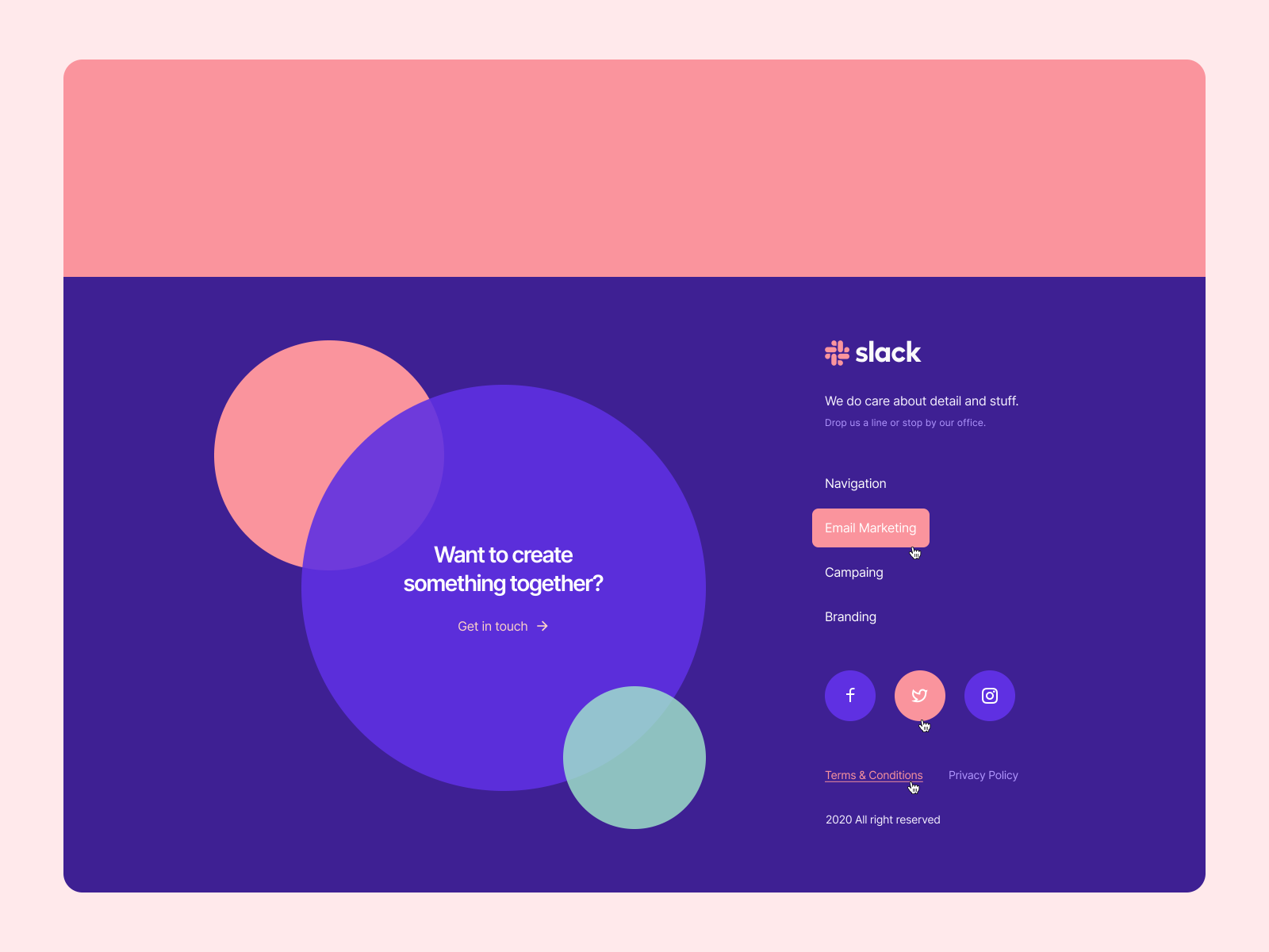Footer Section 01 by Erşad Başbağ for Flowbase on Dribbble Footer Section 01 by Erşad Başbağ for Flowbase on Dribbble
