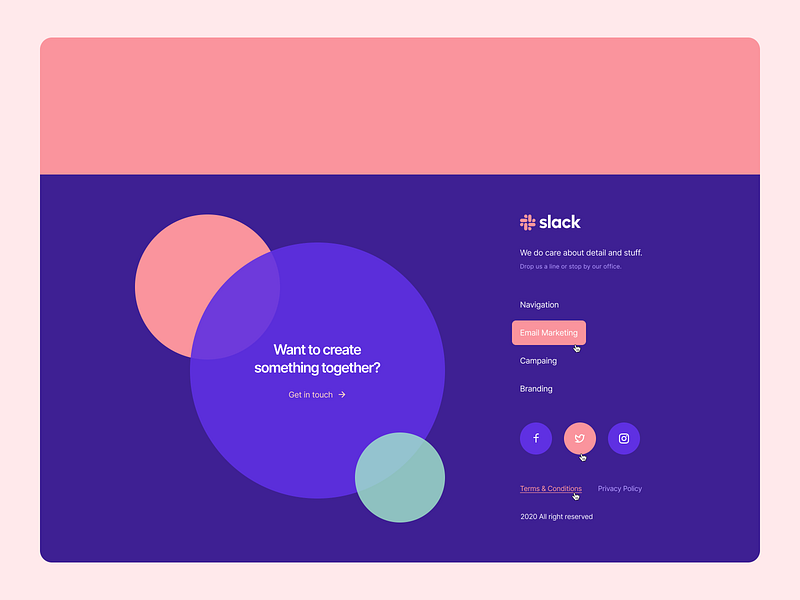 Browse thousands of Footer Design images for design inspiration | Dribbble