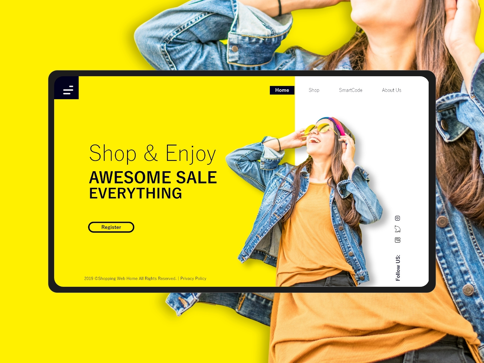 Shoping Website Home by Saul Durand Trujillo on Dribbble