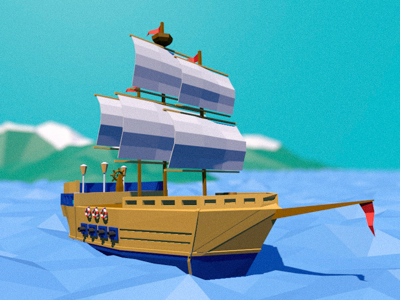 Low poly by Huan 0u0 on Dribbble