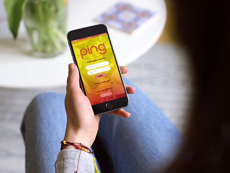 Thirty Logos Day Four - Ping App by Carlos Nunes on Dribbble