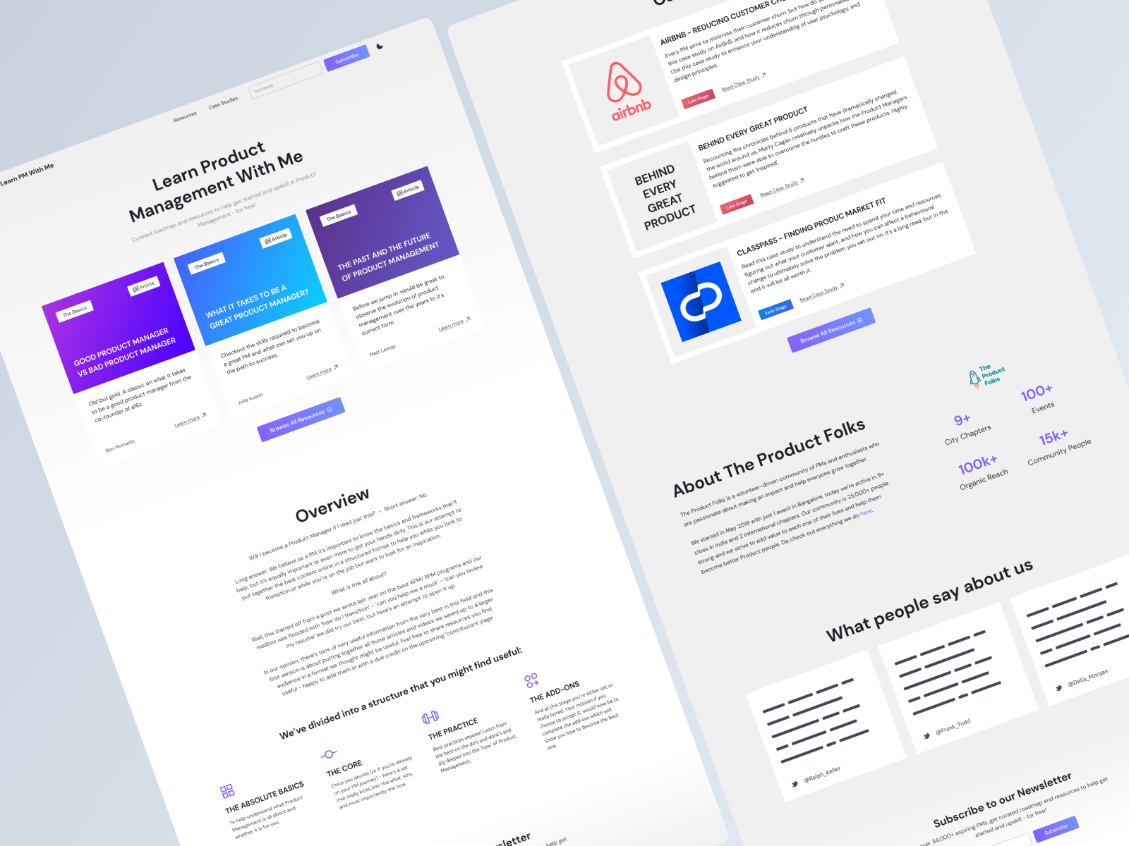 Learn Product Management App Design (Light Mode) by Ashwin K S on Dribbble