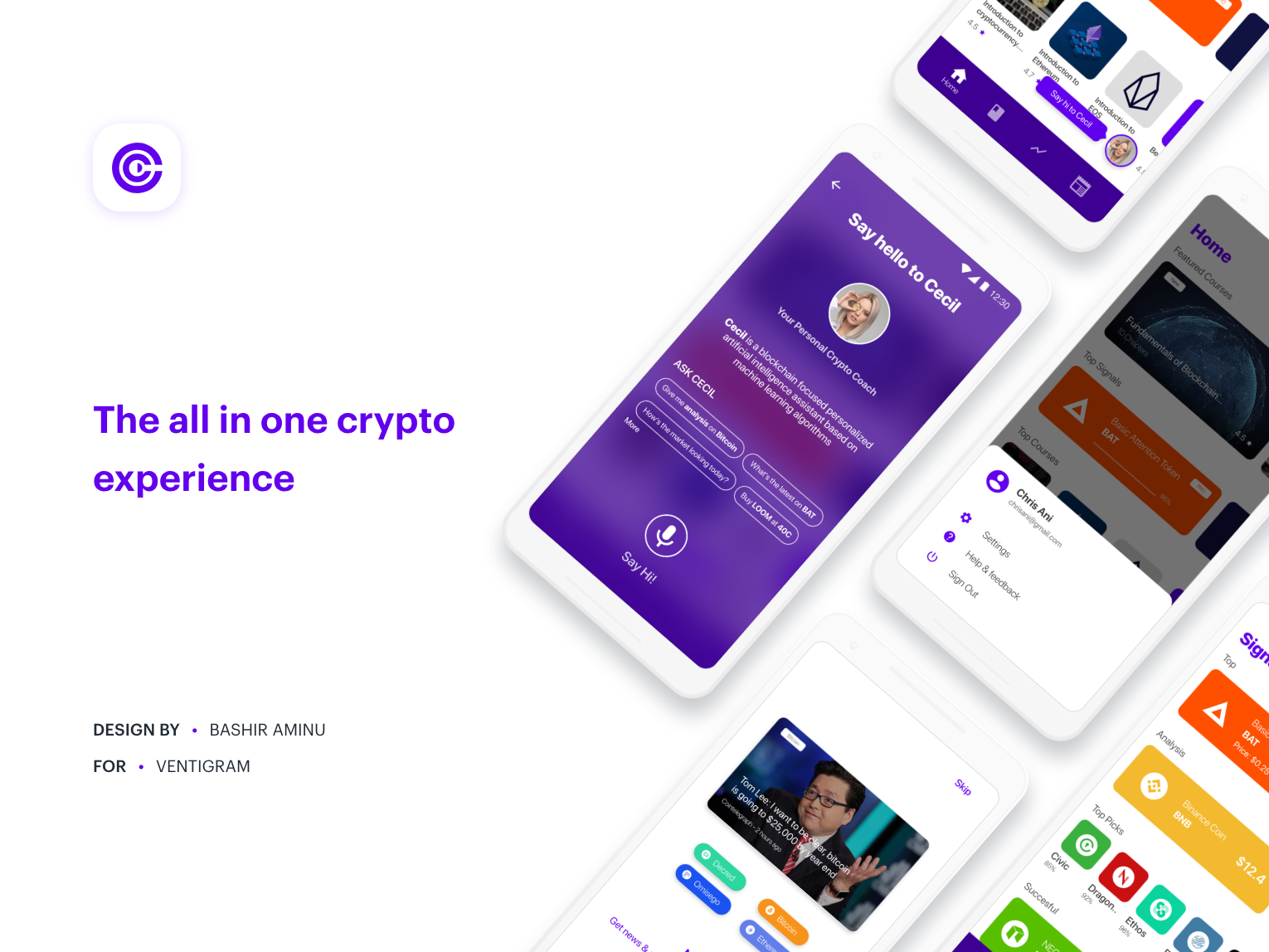 CryptoHub - All in one crypto app by Bash on Dribbble