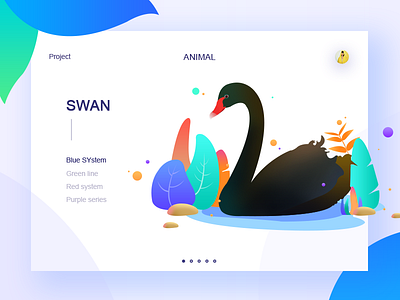 SWAN by 馨雯 on Dribbble