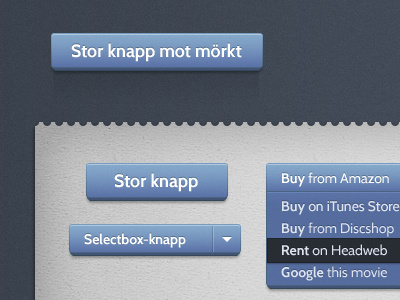 Beakit buttons by Per Lindgren on Dribbble