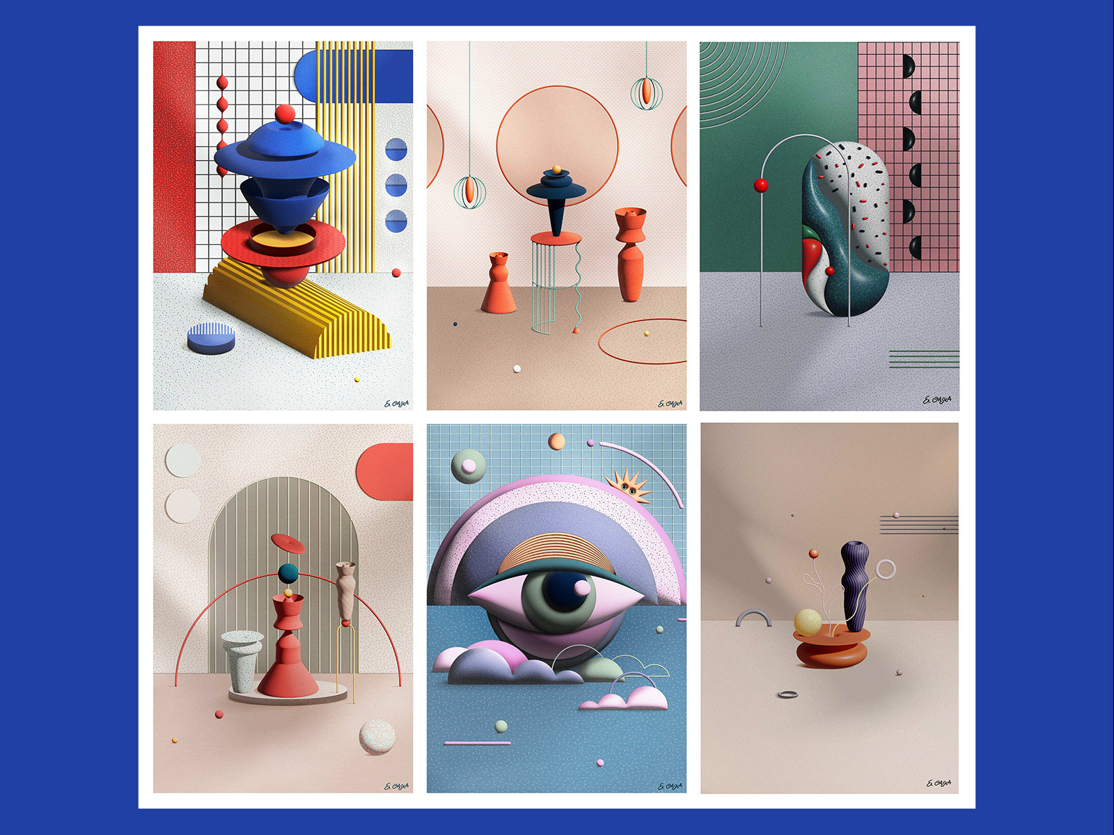 Graphic experiment by Ewelina Gąska on Dribbble