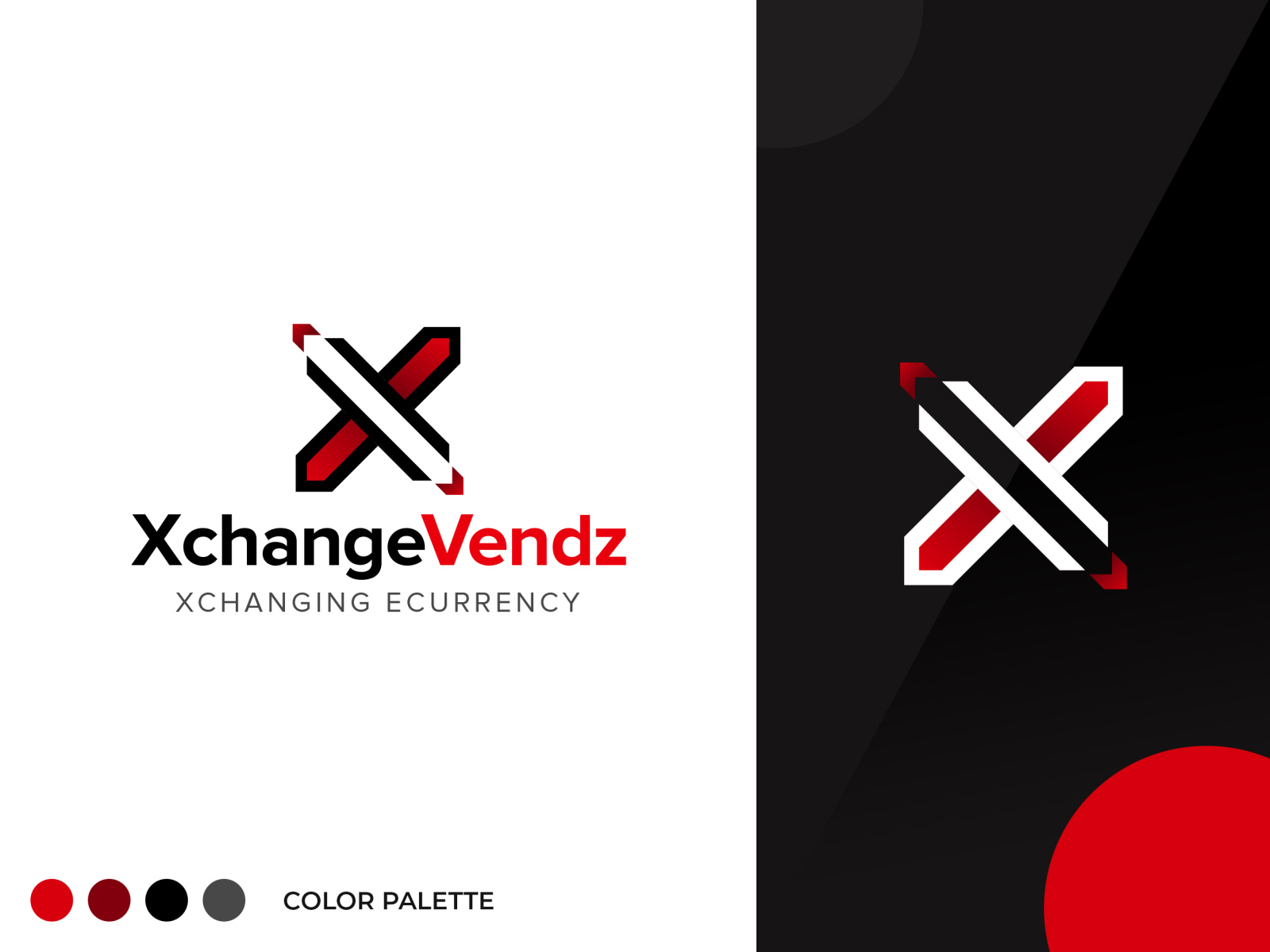 X Change Vendz - logo by Kuldeep Mahawar on Dribbble