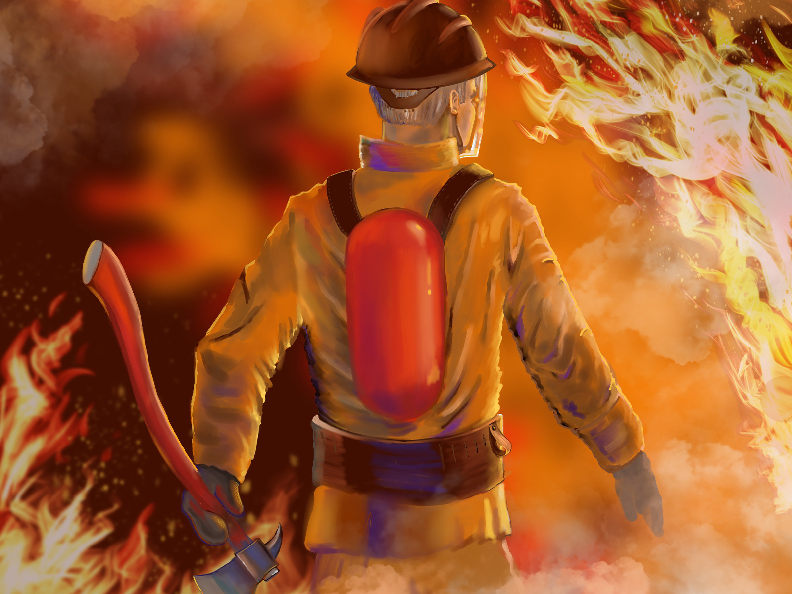 Fireman by Alex Hliv on Dribbble