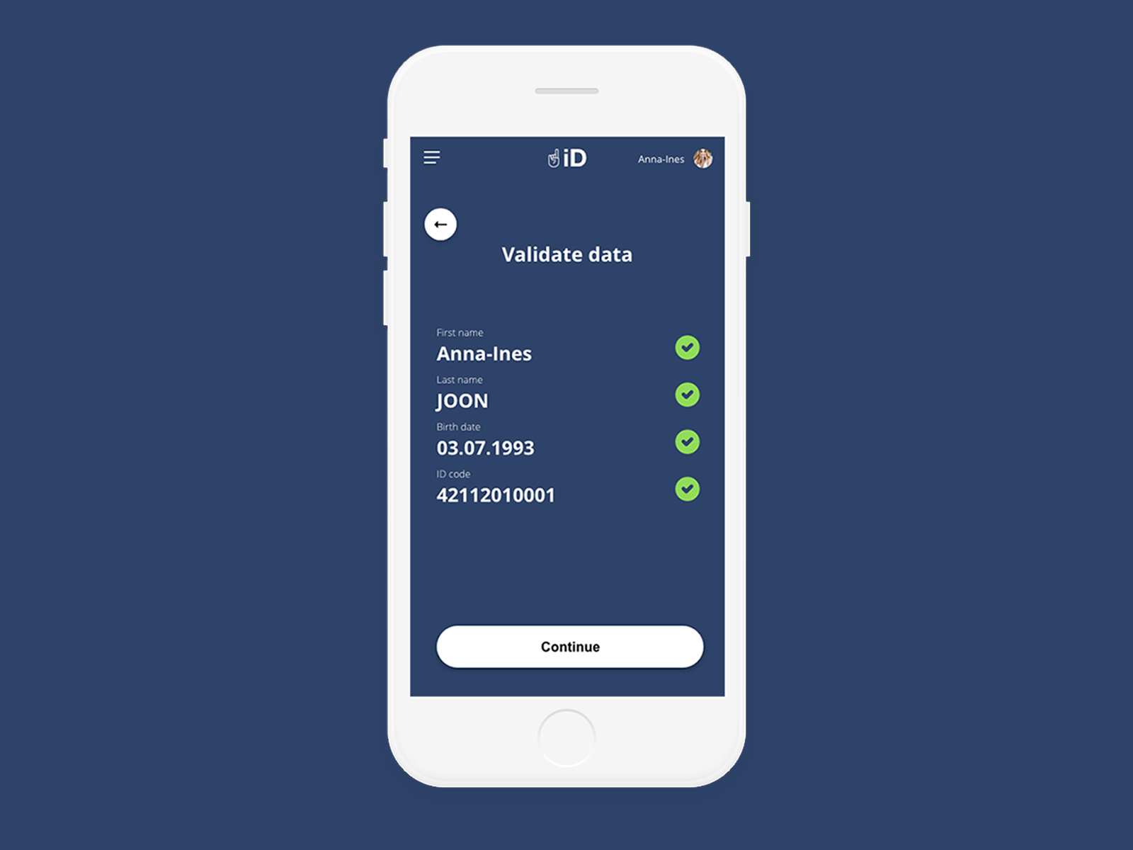 oneID by Sander Antoniak on Dribbble