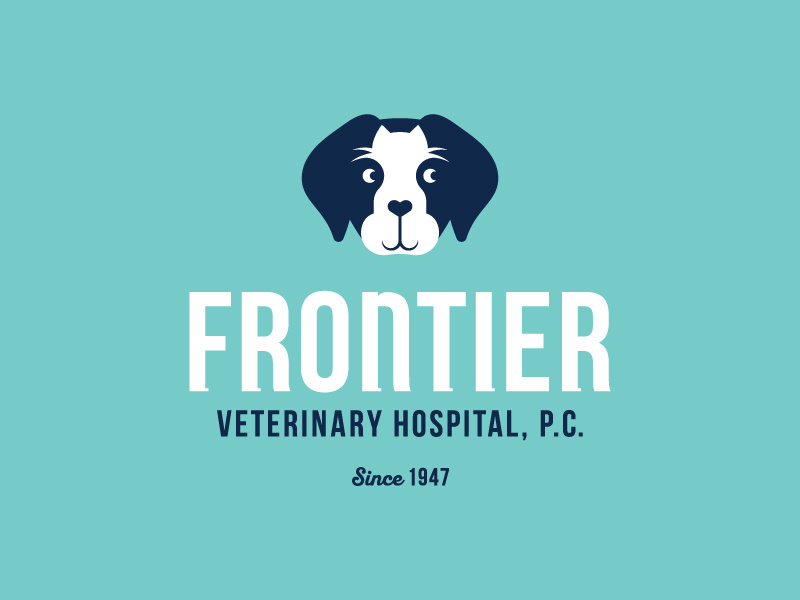 Frontier Veterinary Hospital - Logo by Murmur Creative on Dribbble