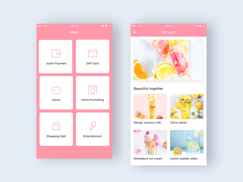 Small and refreshing design by Maoxin Shen on Dribbble