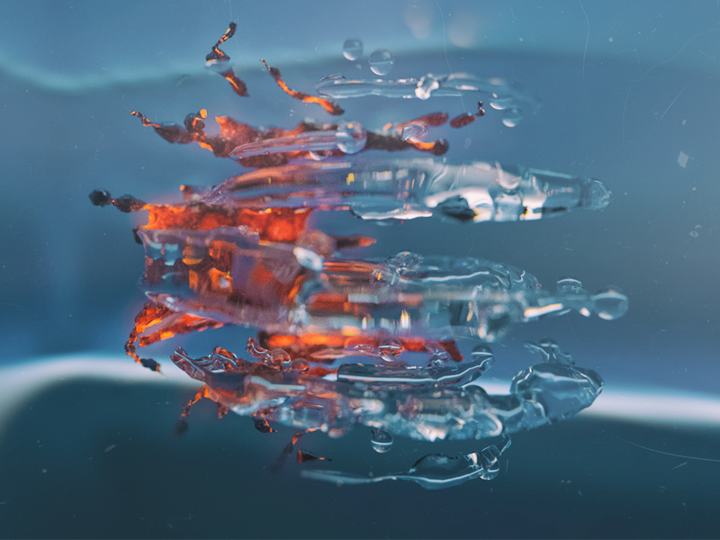 Water and lava 2 by Esli Becerra on Dribbble