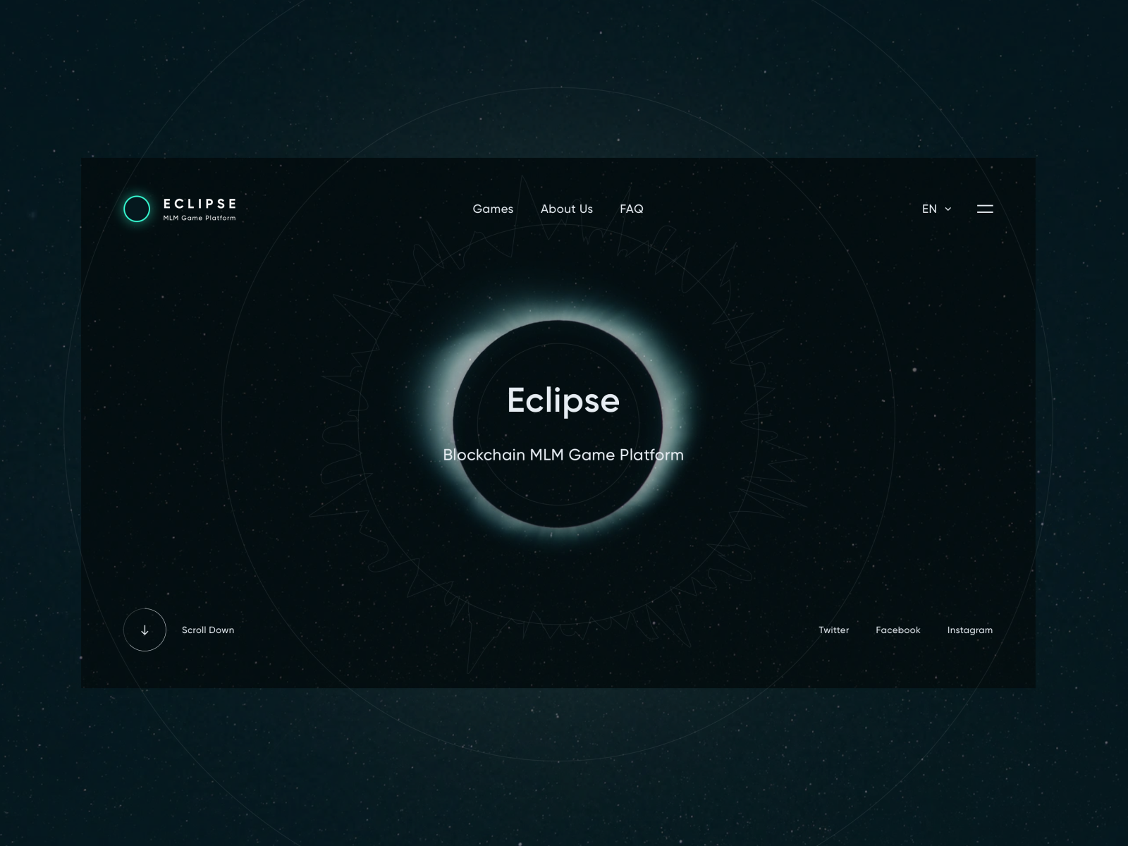 Eclipse - Blockchain MLM Game Platform by Bogdan Alekseev on Dribbble