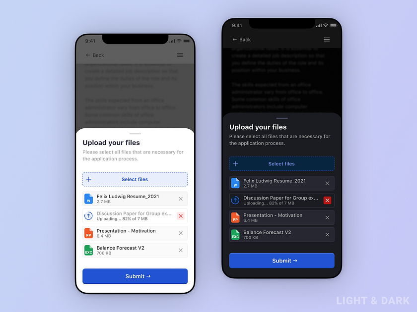 Browse thousands of Upload UI images for design inspiration | Dribbble