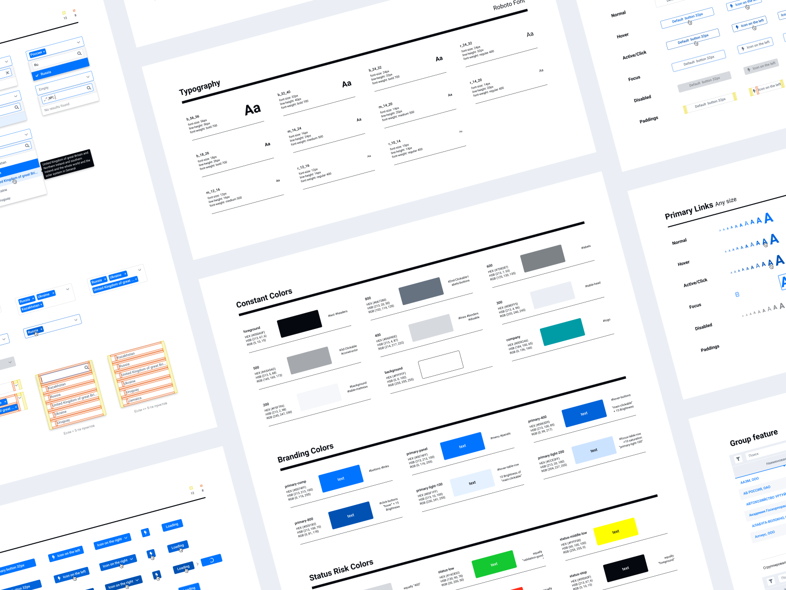 UI-kit of due diligence platform by Ilya Kanazin on Dribbble