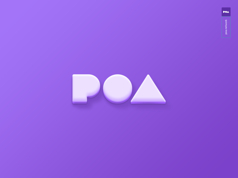 Poa Logo 3d by Pavlo Goncharenko on Dribbble