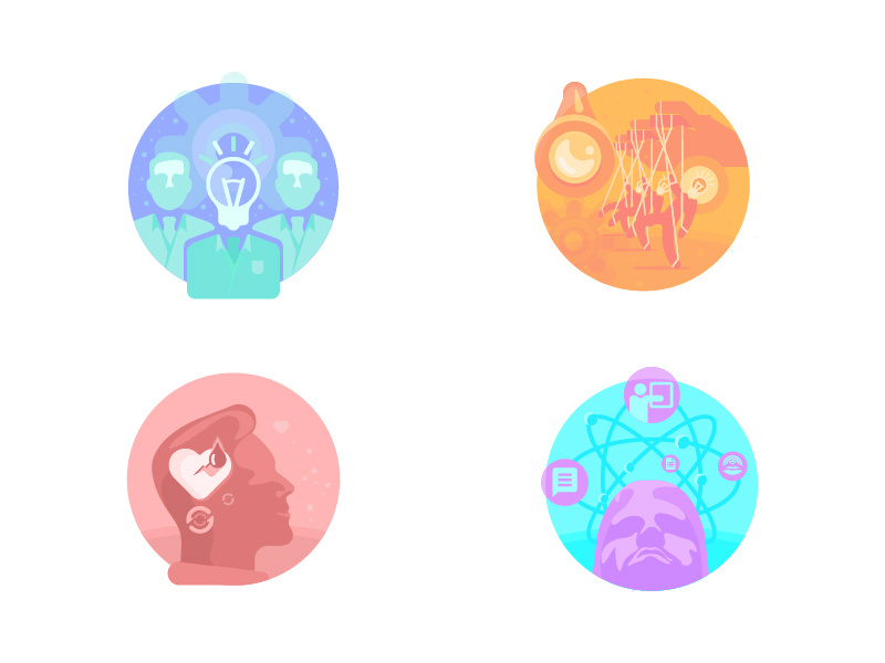 Small illustrations by khaled ayman on Dribbble