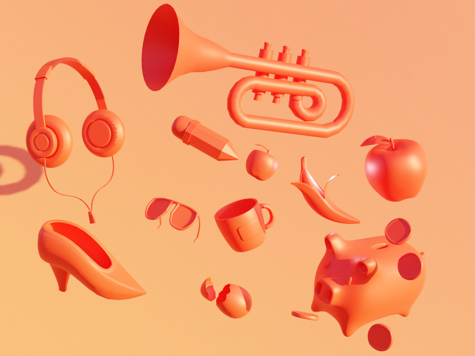Modelling Objects In Blender By Nisha On Dribbble
