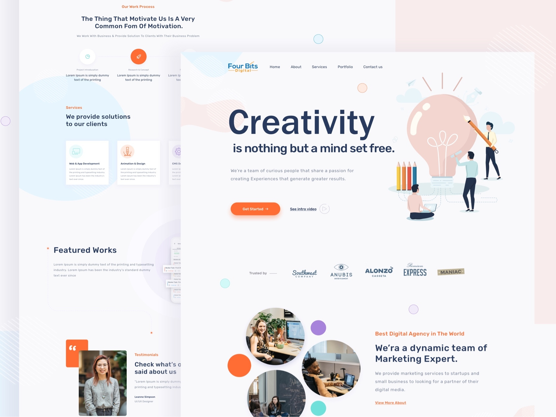 Website Landing Page by Sachin Daksh on Dribbble