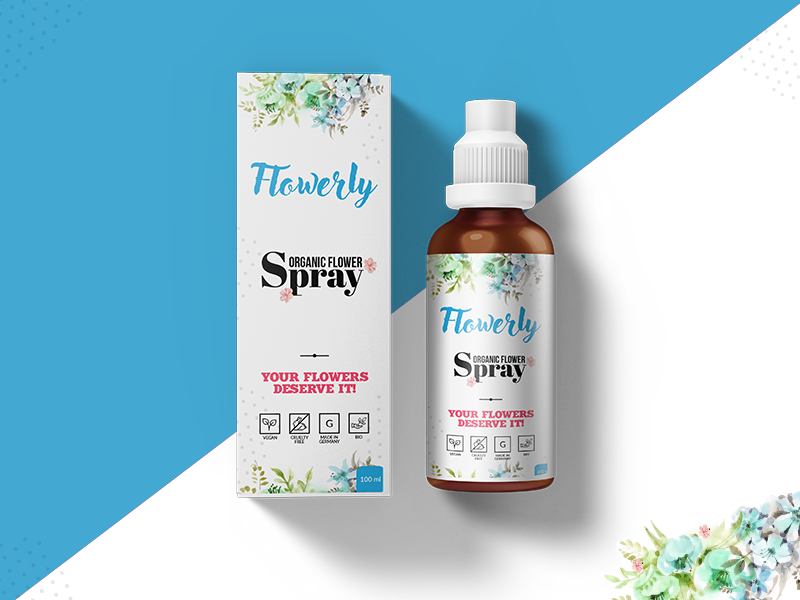 Spray product concept label design by PackagingPro Design on Dribbble