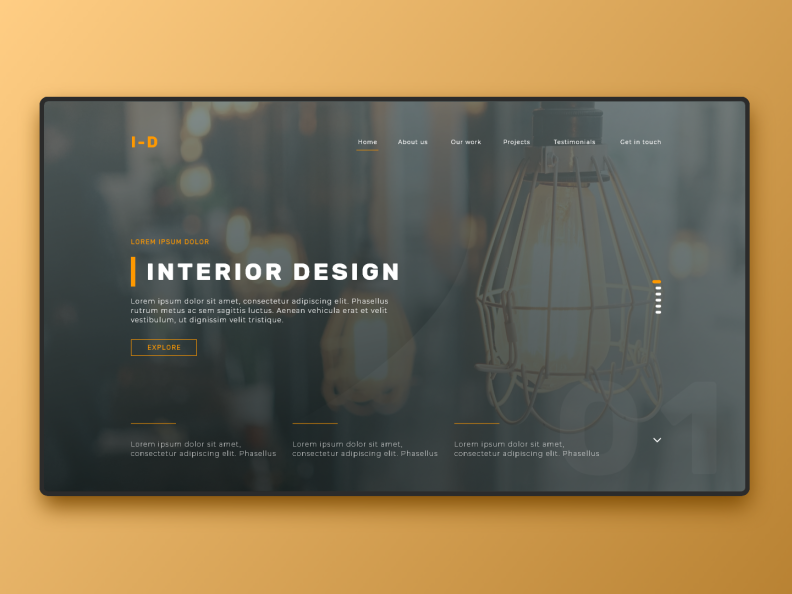 UI Design - Interior Design by Cristi Stan on Dribbble