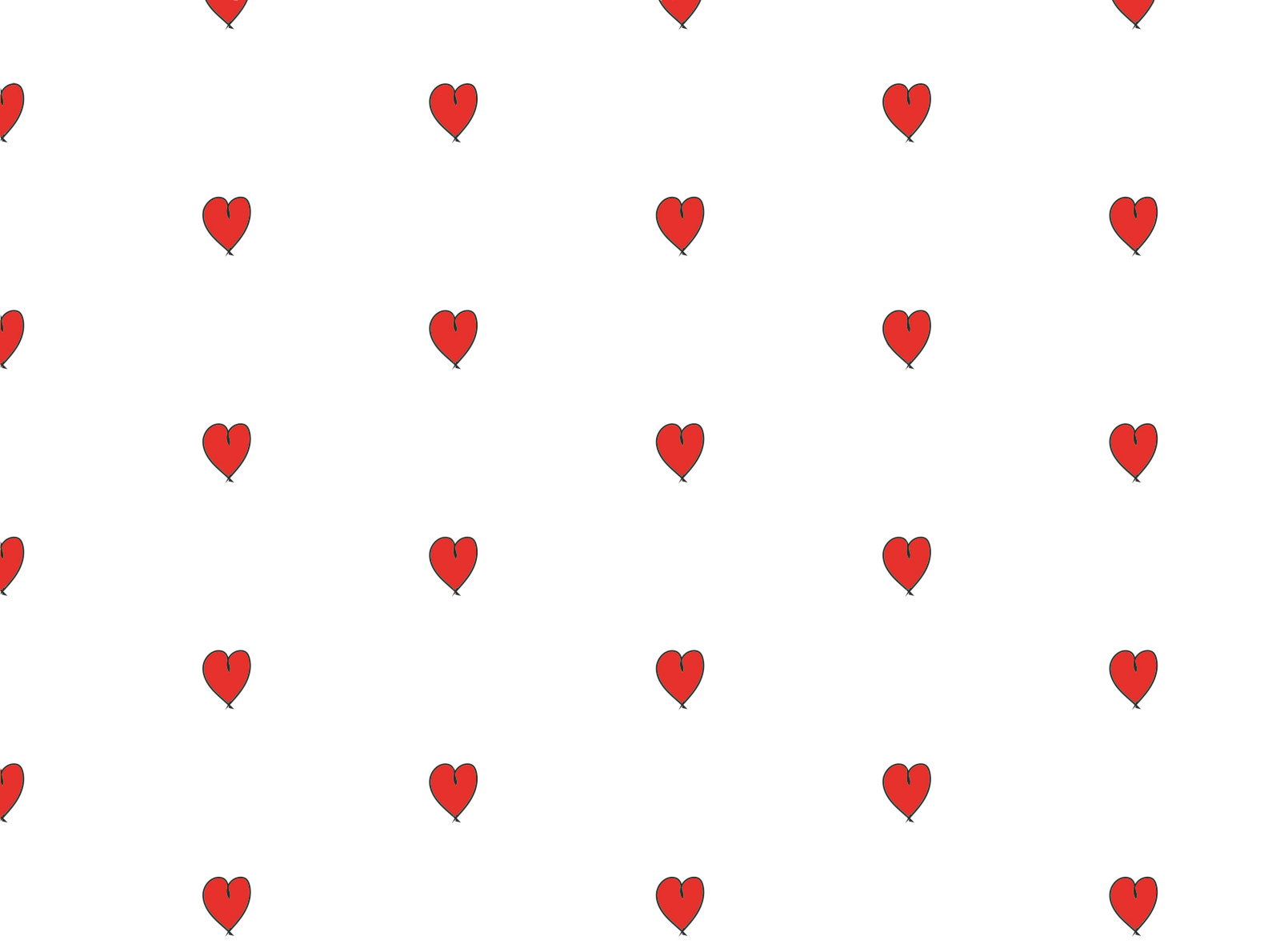 Heart's pattern by Tiffany Songolo on Dribbble