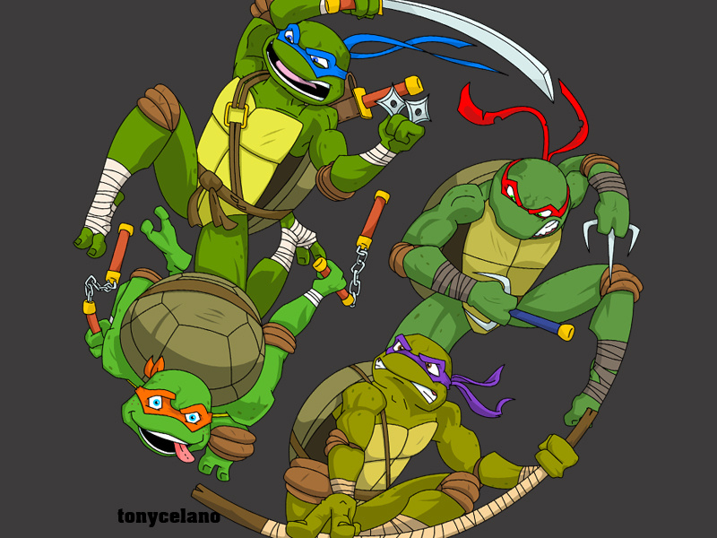 Teenage Mutant Ninja Turtles Shirt Design by Tony Celano on Dribbble