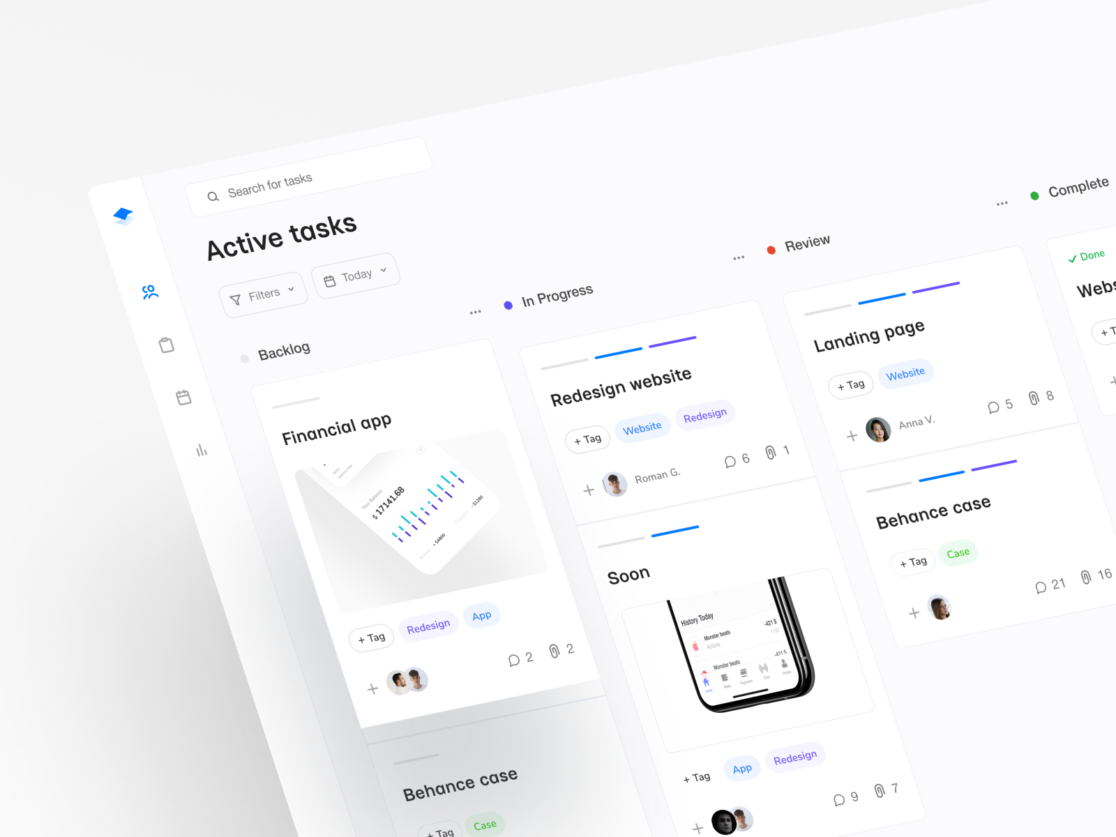 Task Management by Ivan Strashkulych on Dribbble