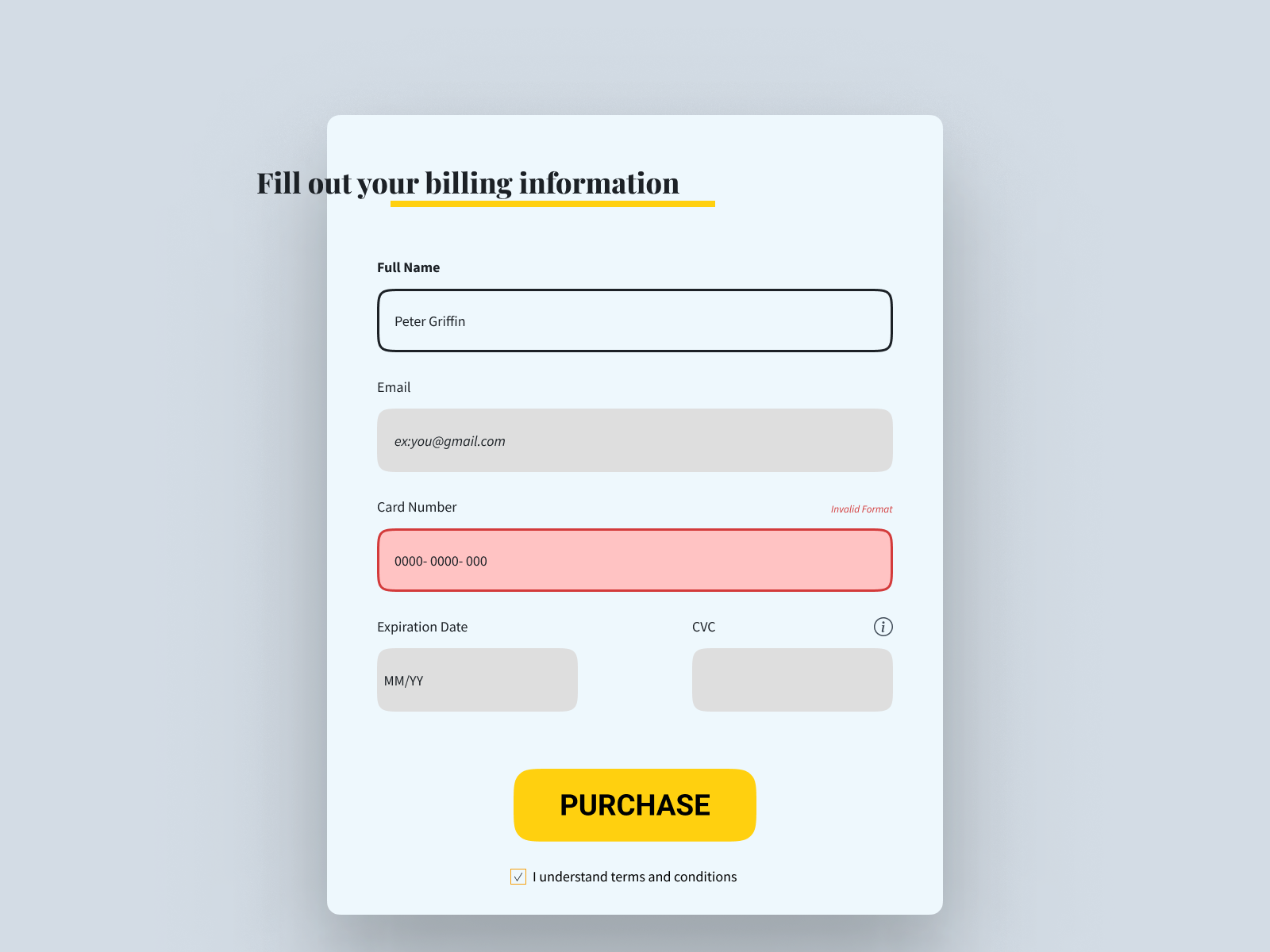 Checkout Form by 🖖Milan on Dribbble