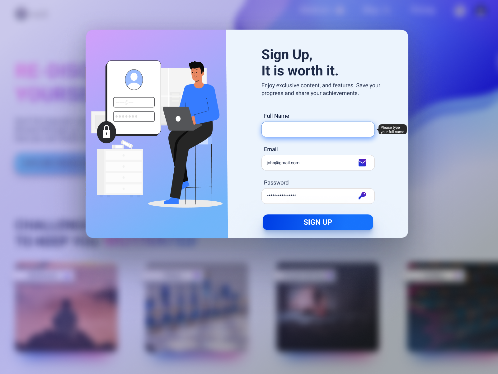 Pop Up Modal by 🖖Milan on Dribbble Pop Up Modal by 🖖Milan on Dribbble