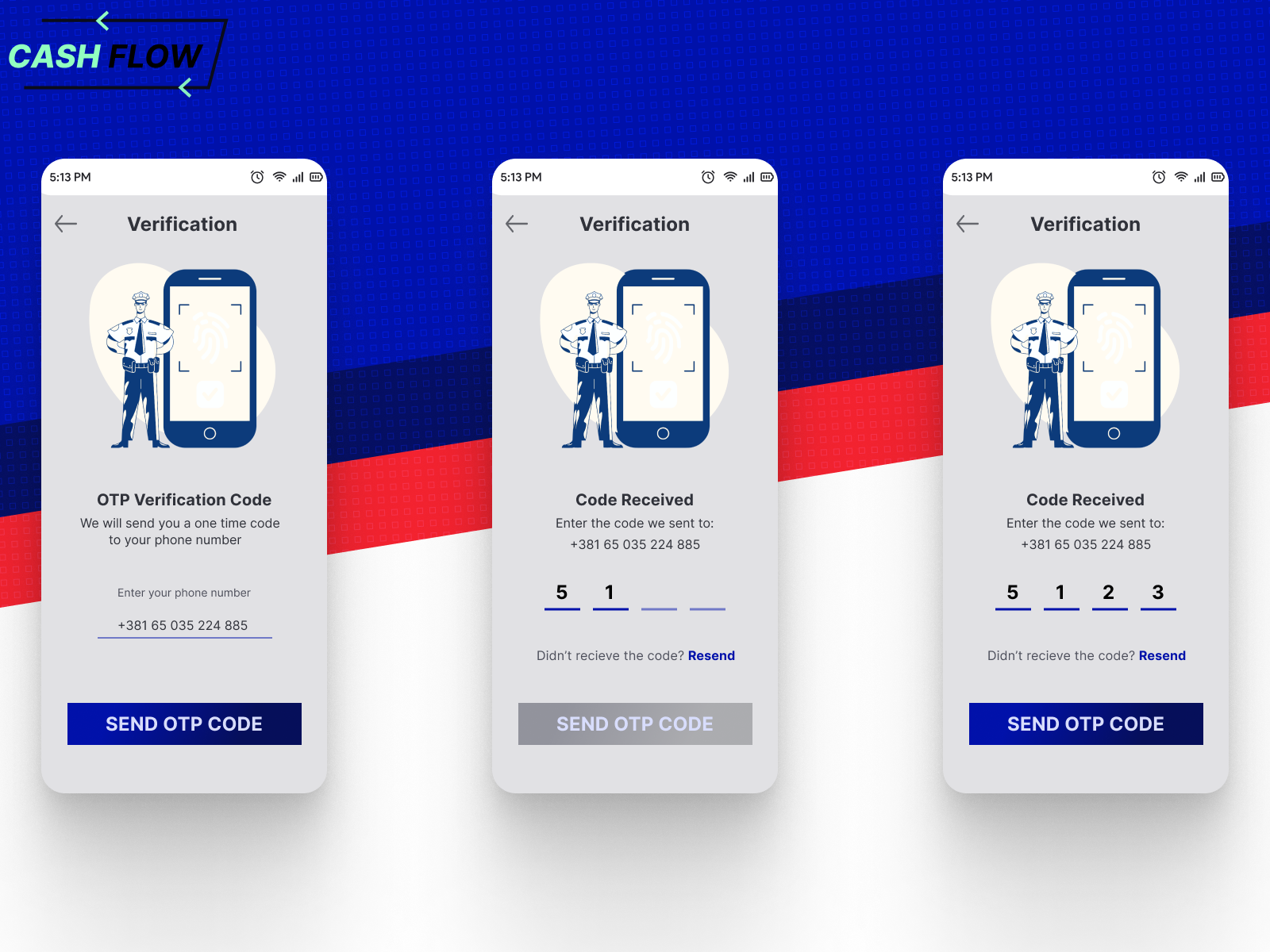 OTP Verification by 🖖Milan on Dribbble
