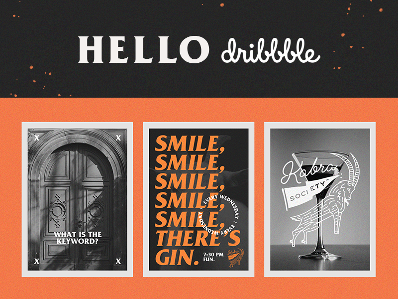 Helllllllo Dribbble! by Volca on Dribbble