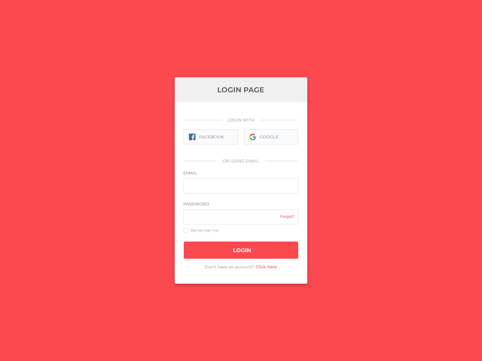 login Page by Aasif Shaikh on Dribbble