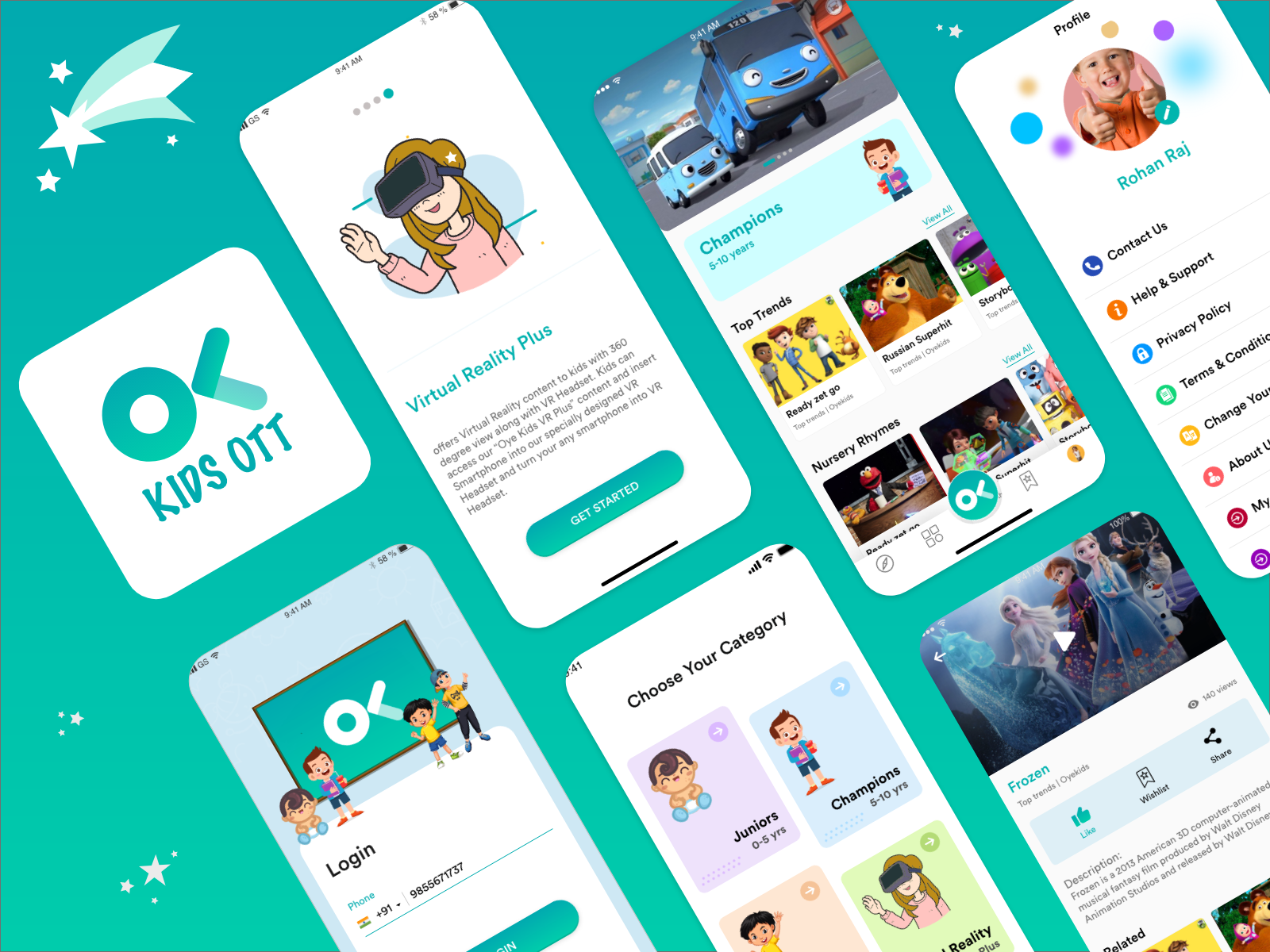 Oye Kids - VOD Platform for Kids by Designoweb® on Dribbble