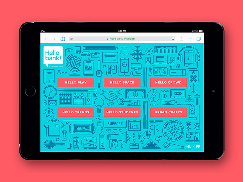 Hello bank! Platform by Thomas Vanhuyse on Dribbble
