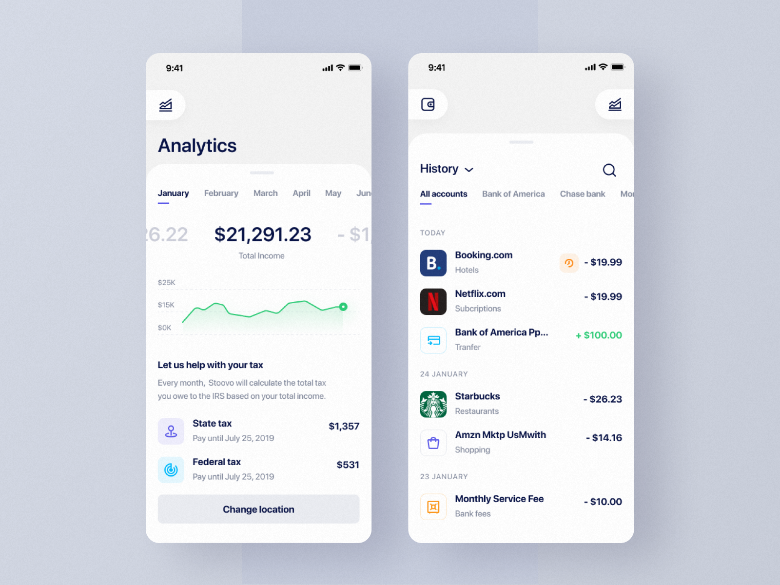 Job Service Feed – history by Lay – UX/UI and branding for startups on ...