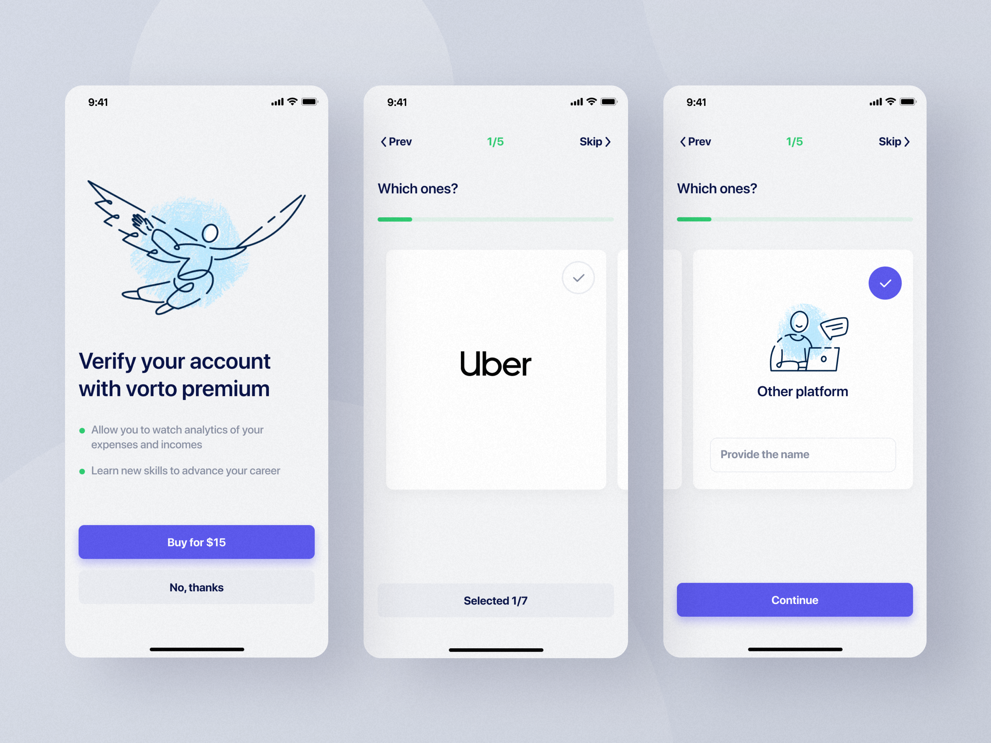 Job Service Description Questionnaire by Lay – UX/UI and branding for ...