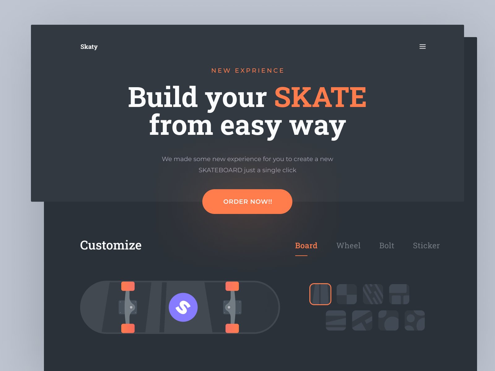 Custom Skateboard - Skaty by habieadinata on Dribbble