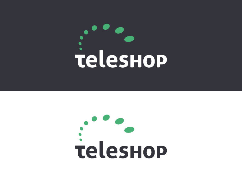 Teleshop logo by Richard Spaans on Dribbble