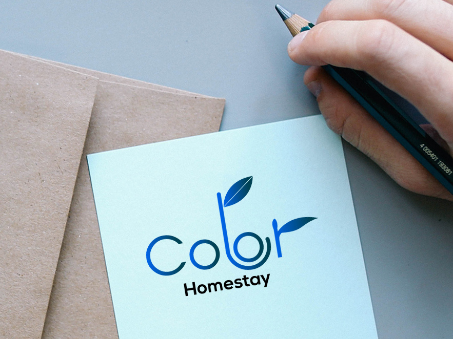 logo color homestay by Hanh Le on Dribbble