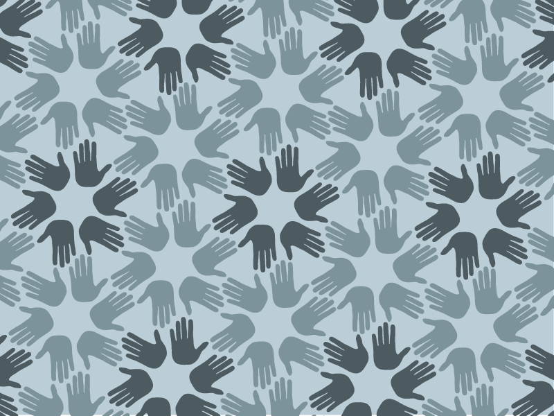 Hand Pattern by Melvin Preston on Dribbble