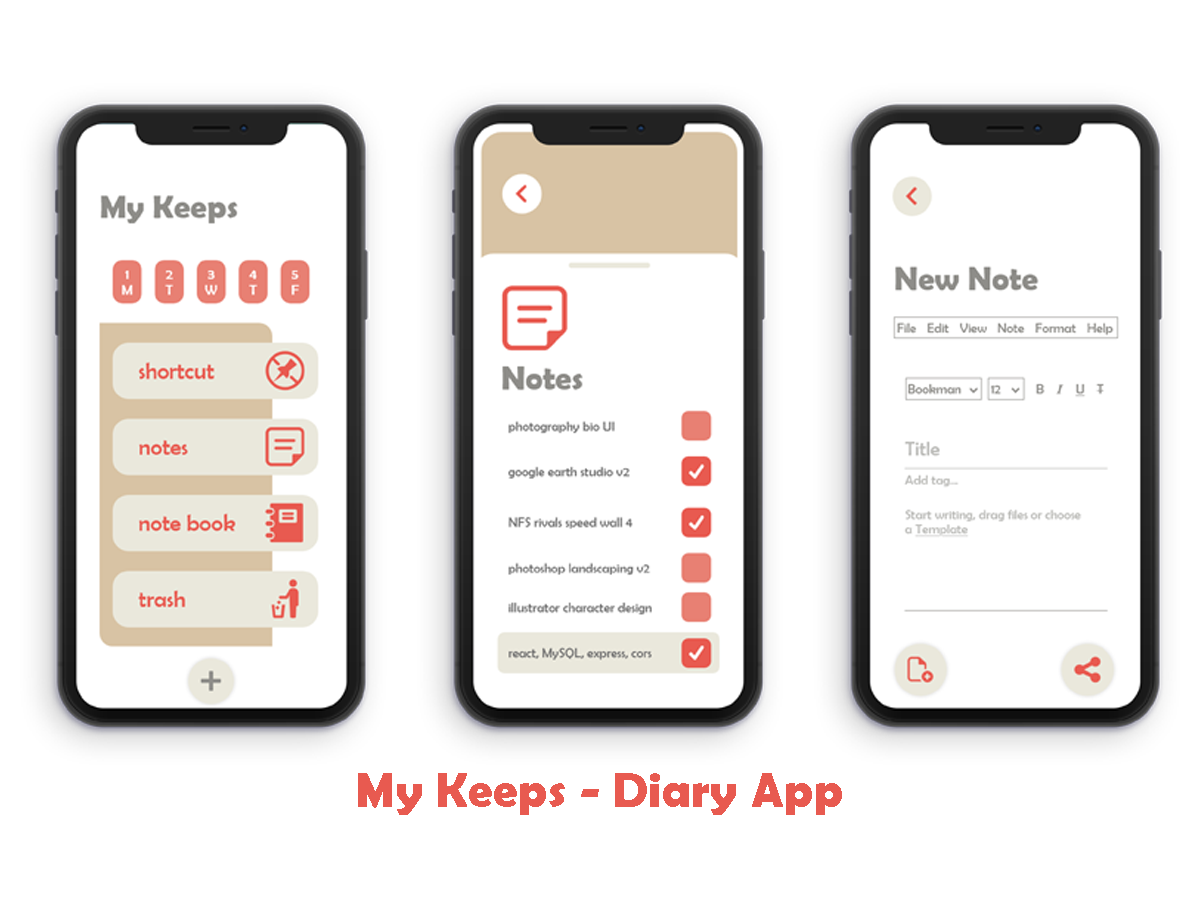 Diary App By Kelvin Kiprop On Dribbble