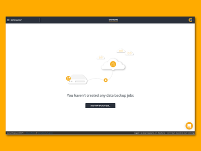 Dashboard UI illustration by Sian Baldwin on Dribbble