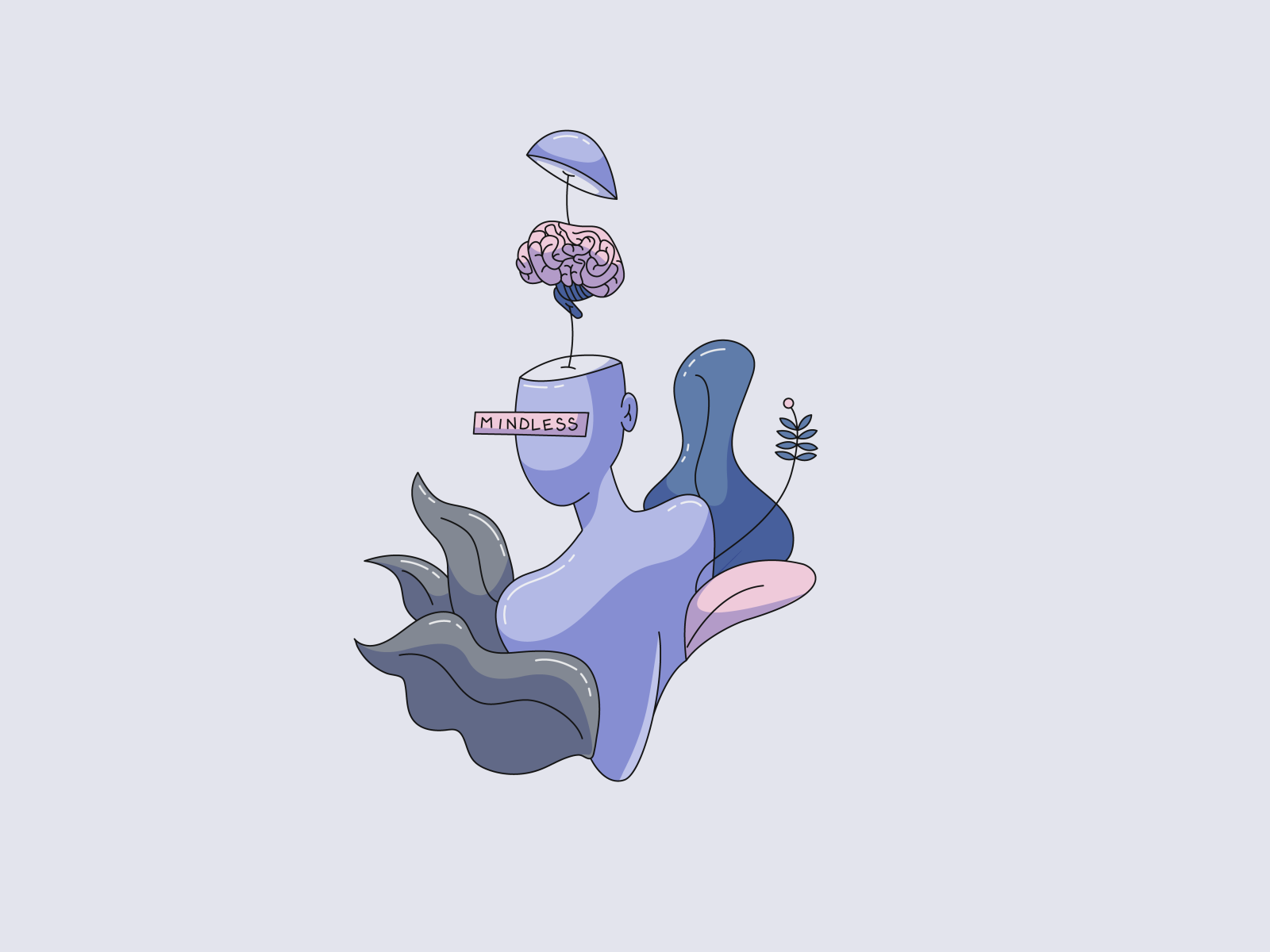 Day2 Mindless by Somil Singh on Dribbble